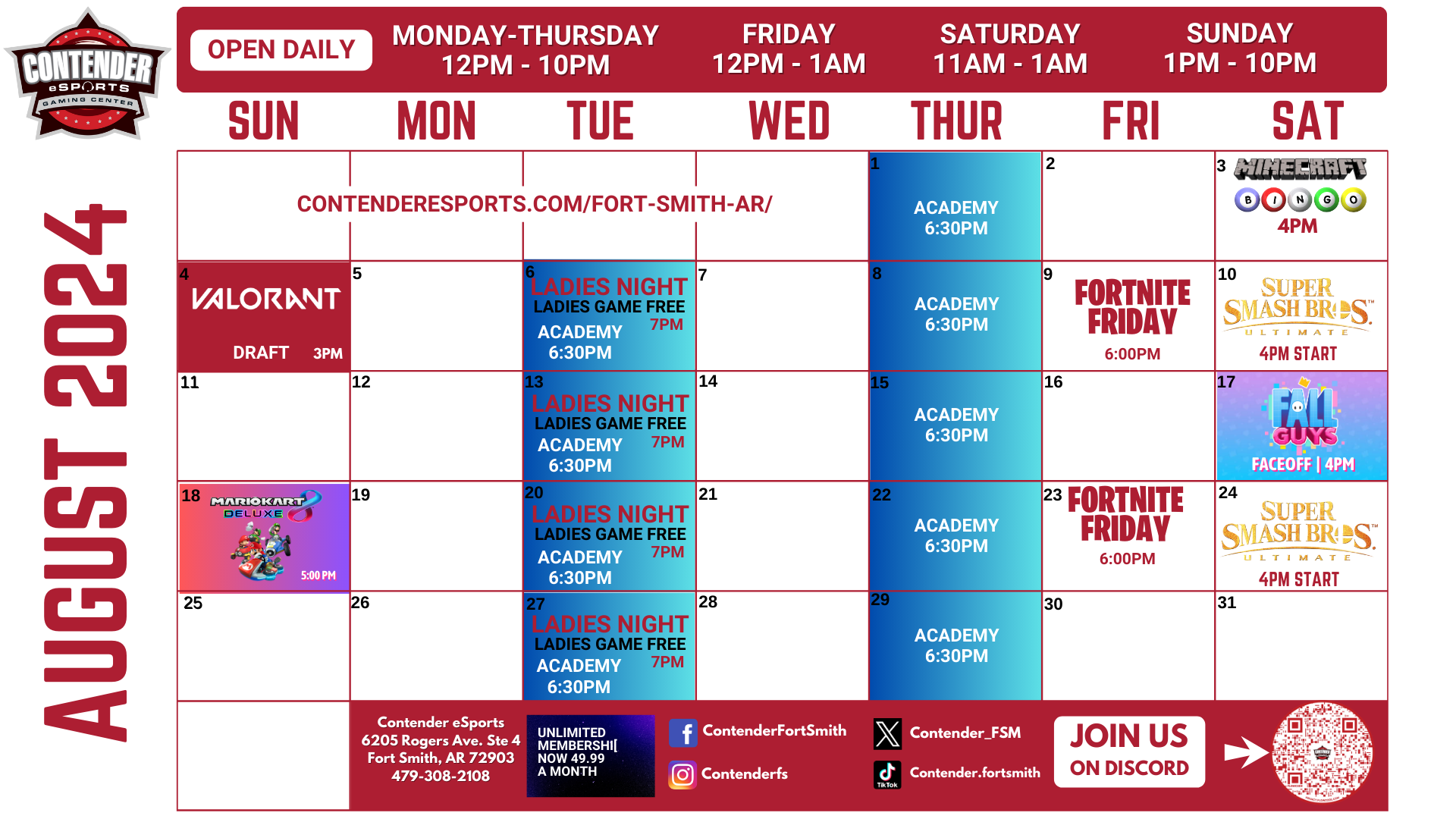 Contender eSports | Gaming Center | Arcade | Fort Smith, AR